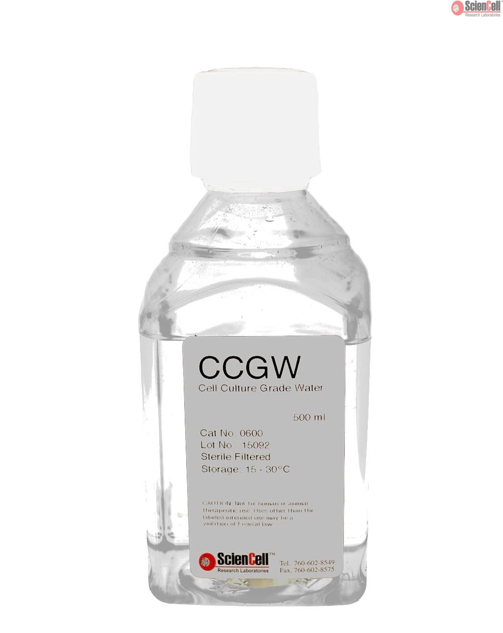 Sterile Cell Culture Grade Water, CCGC